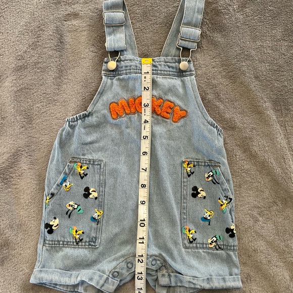 Disney | Bottoms | Mickey Mouse Denim Overalls 24mo | Poshmark